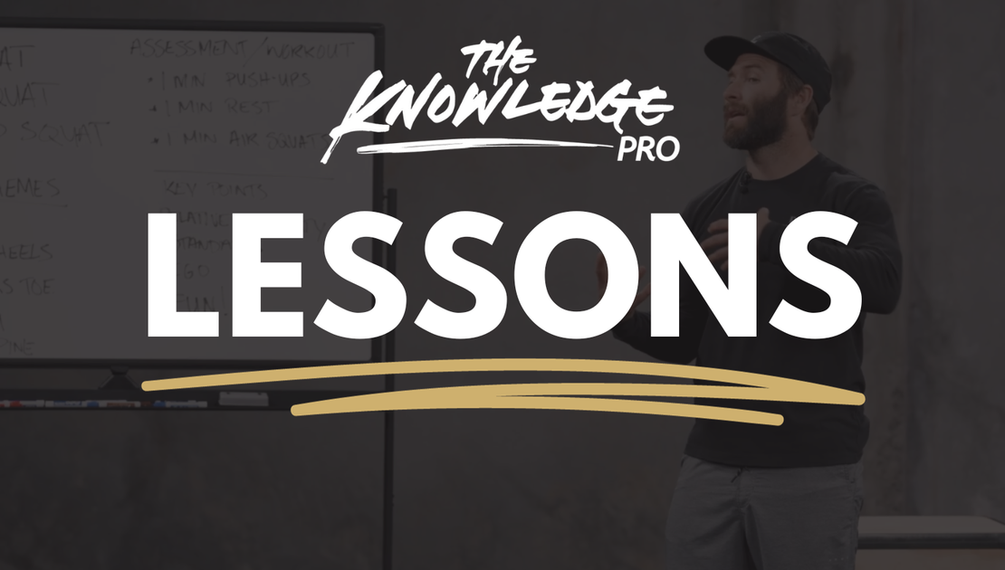 The Knowledge Pro Lessons