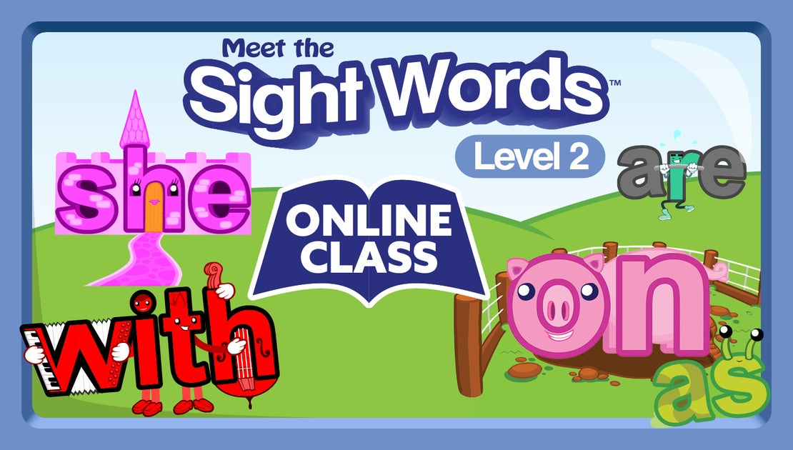 Preschool Prep Kids Club | Classes | Meet the Sight Words 2