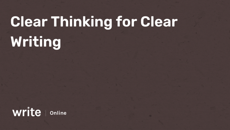 Clear business writing | Online learning | Write Online