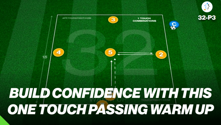 One Touch Passing Combination | Warm Up (31-P3)