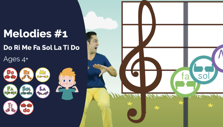 Melodies 01—Do Re Mi Fa Sol La Ti Do | Prodigies Music