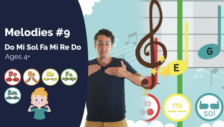 Melodies 09—Do Mi Sol Fa Mi Re Do | Prodigies Music