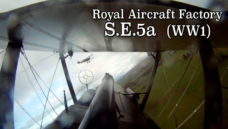 In The Cockpit: Royal Aircraft Factory S.E.5a (WW1) | Historical ...