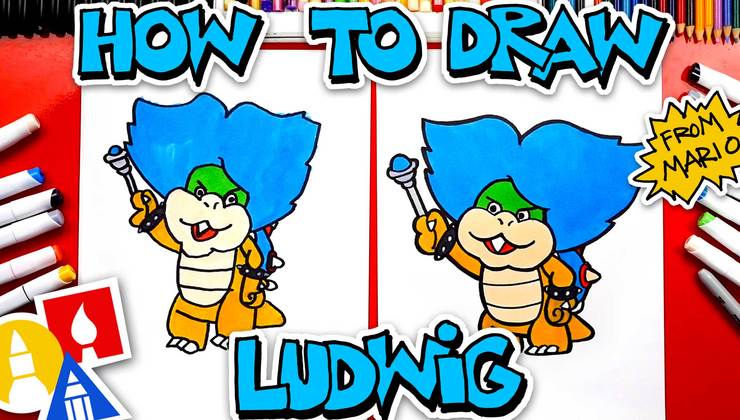 ludwig von koopa coloring pages