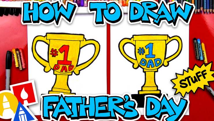 How To Draw Father's Day | Art For Kids Hub