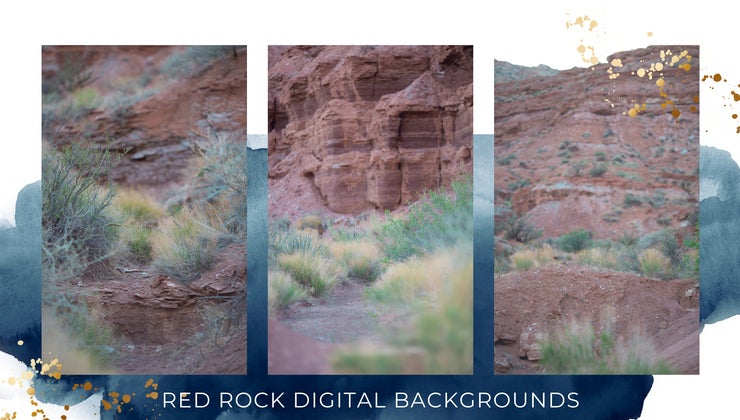 Red Rock Digital Backgrounds