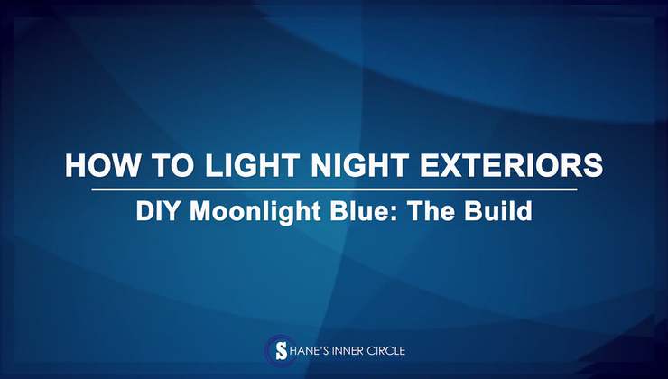 How to Light Night Exteriors with Blue Tones: The Build