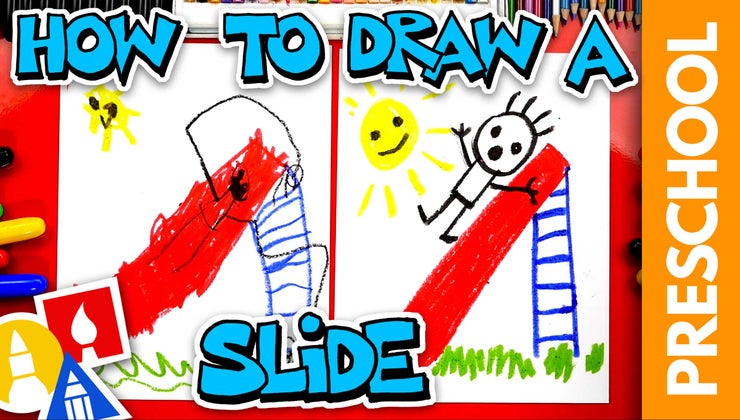 How To Draw A Slide - Preschool | Art For Kids Hub