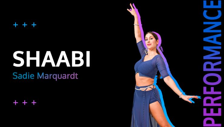 Sadie Bellydance Shaabi Performance at Raqs Online!