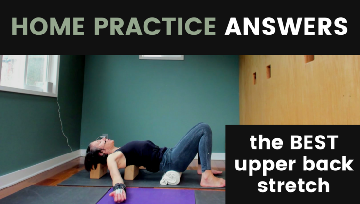 The Best Upper Back Stretch | The Elevate Practice