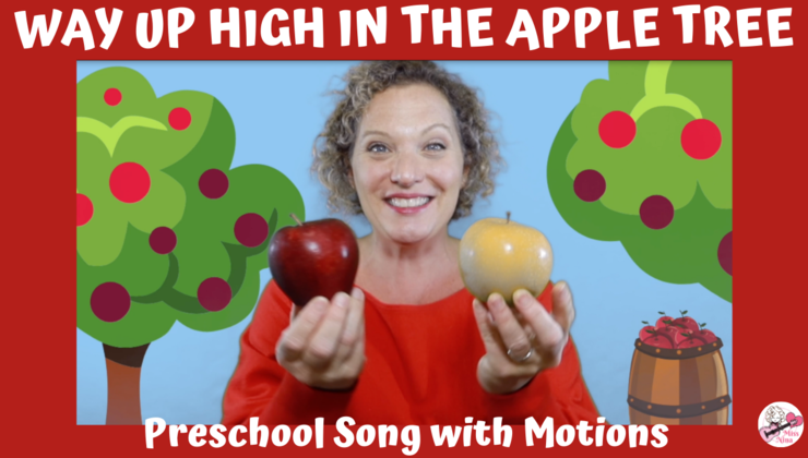 Way Up High In The Apple Tree | Fall Movement Song | Miss Nina's Pink ...