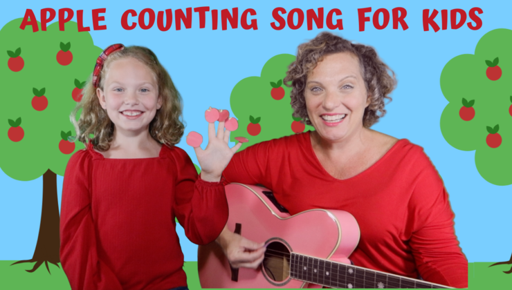 Farmer Brown Had 5 Red Apples | Fingerplay & Counting Song | Miss Nina ...