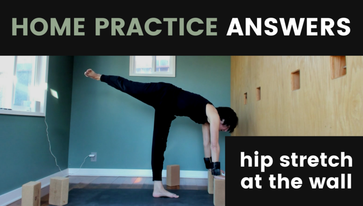 hip-stretch-at-the-wall | The Elevate Practice