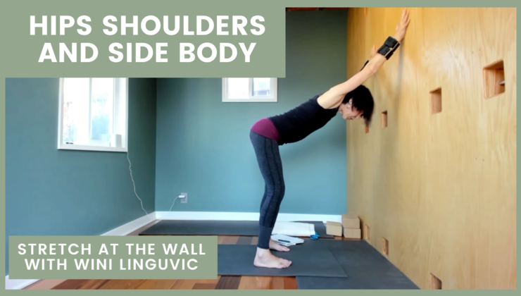 Hips Shoulders & Side Body: Stretch At The wall
