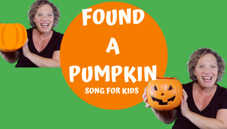 Found A Pumpkin | Halloween Song with Motions | Miss Nina's Pink Guitar ...