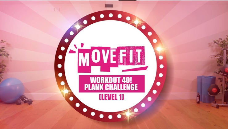 Plank Challenge (Level 1) | Workout 40 | MoveFit