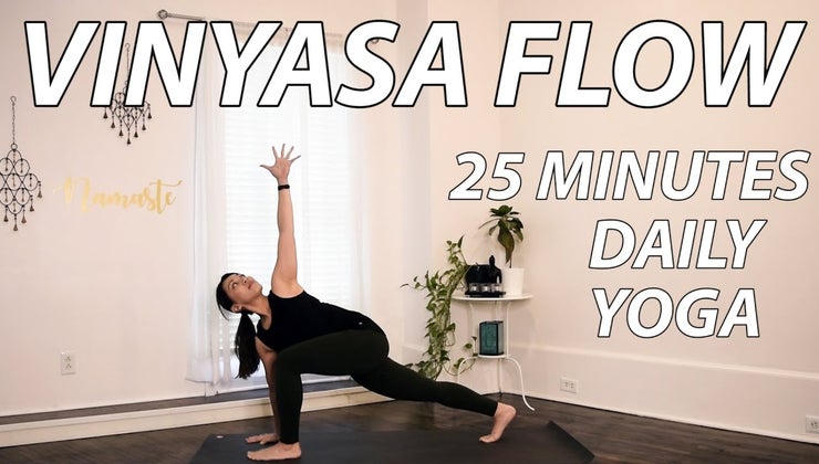 25 Minute Everyday Vinyasa Flow Yoga 🔸 Full Body Daily Yog | Yoga ...