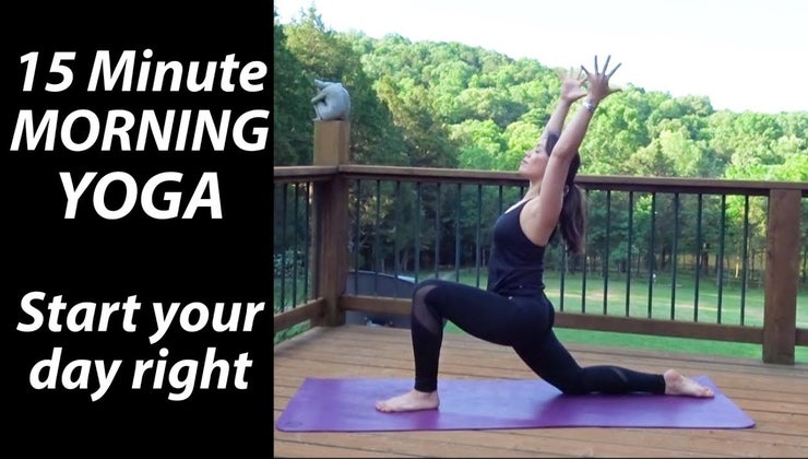 15-Minute Morning Yoga Routine ☀️ Easy Yoga Sequence to Sta | Yoga ...