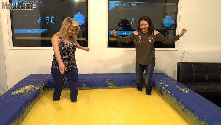 Casual Gunge Wrestle Millie Amie | MostWam
