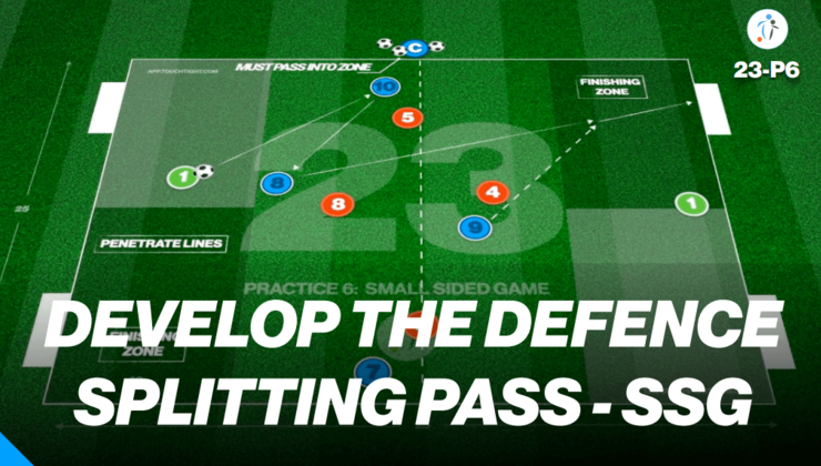 Defence Splitting Pass | Small Sided Game (23-P6)