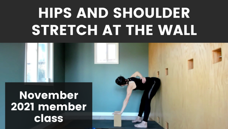 Hips & Shoulders At the Wall: live replay | The Elevate Practice