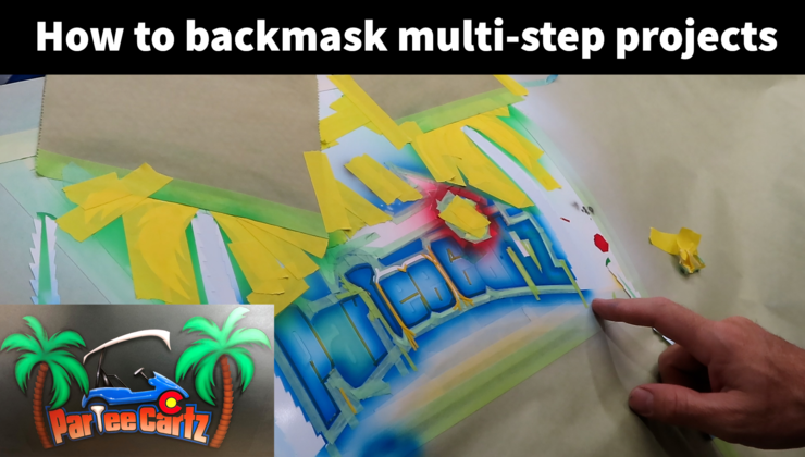 How to backmask multi-step projects | Airbrush University