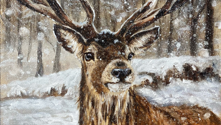 How To Paint A Stag In Oils