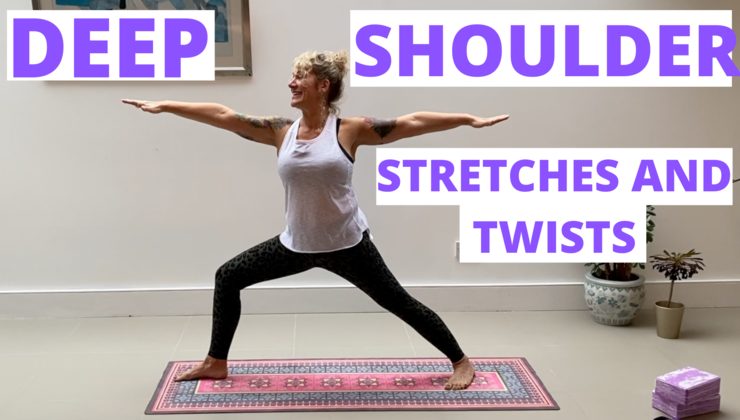 Deep Shoulder Stretches and Twists | Body Of Wisdom Yoga