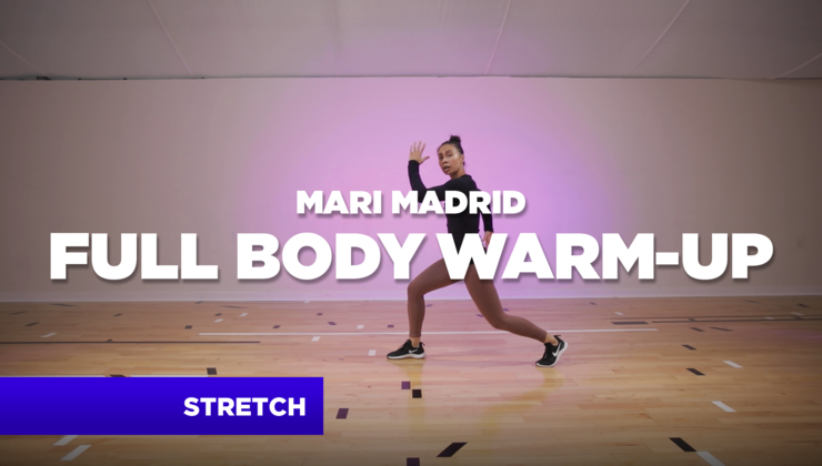 5 Minute Cardio Full Body Warmup with Mari Madrid