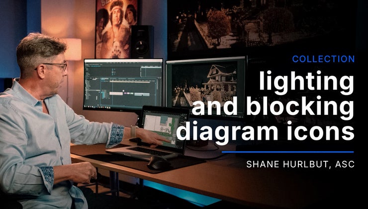 Lighting and Blocking Diagram Icons