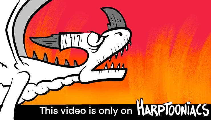 How to draw an amazing dragon with Steve Harpster | Harptooniacs