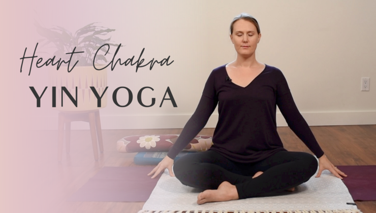 Heart Chakra | 40 min Yin Yoga | Yoga With Kristen