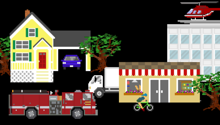 Vehicle Prepositions | The Kids' Picture Show
