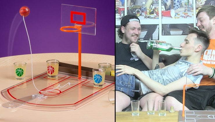 Basketball Shots Drinking Game Challenge | Where's My Challenge