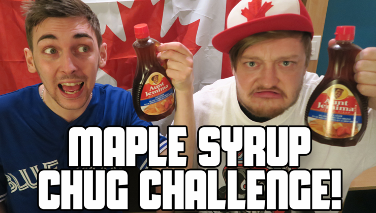 Maple Syrup Chug Challenge | Where's My Challenge
