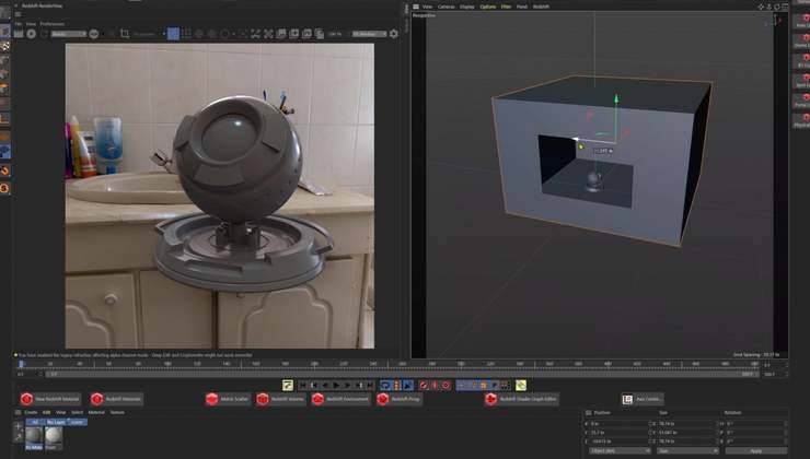 How to give a natural effect to an image using portal light?