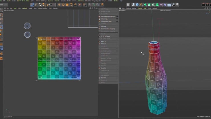 Learn the Use of C4D built-in UV texture | 3D Modelling