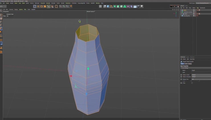 Copying The Inner Bottle Geometry To Make Liquid | PRO EDU