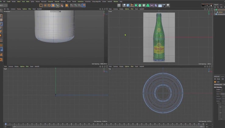 How to Create Thickness With Extrude | 3D Modelling in C4D