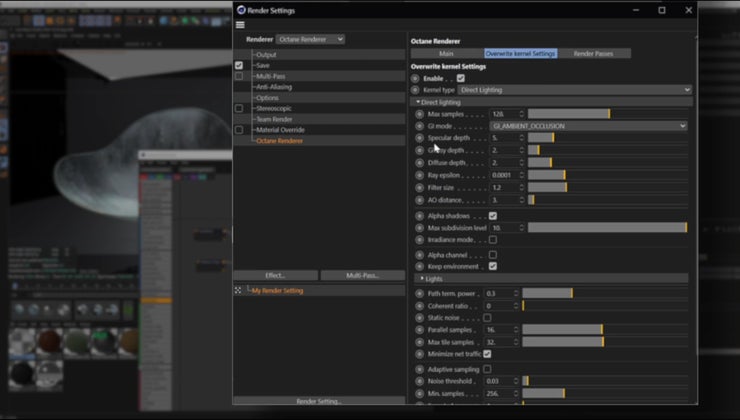 Octane Render Settings Tutorial-Final step in CGI | PRO EDU