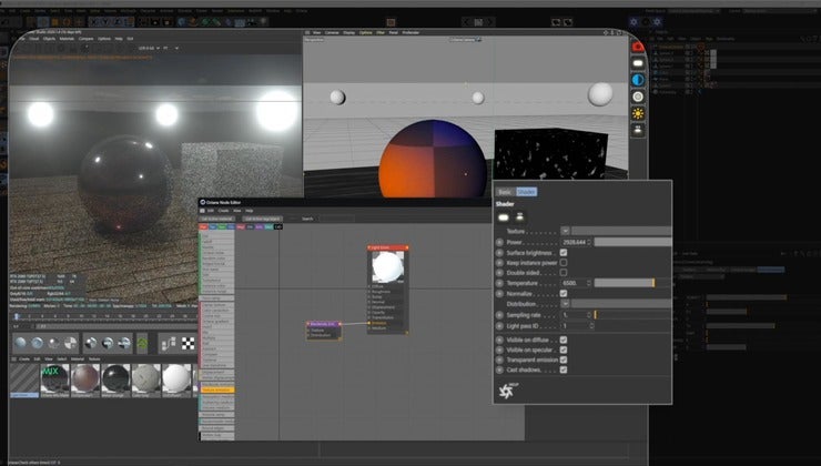 Emission Nodes | Using an Object as a Light in Cinema 4D | PRO EDU