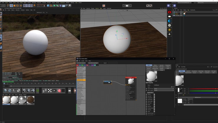 Material Editor Vs Octane Node Editor Pro Edu Tutorial