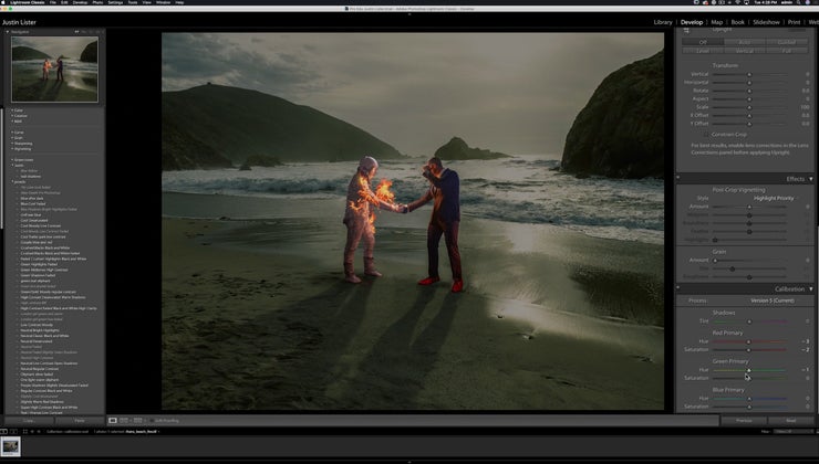 Lightroom color calibration tools | cinematic colour grading