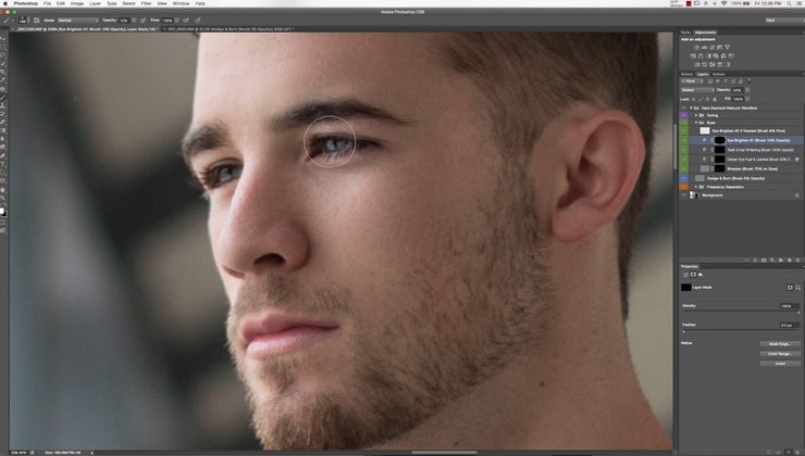 Dani Retouching Jeff Eyes | PRO EDU Photography Education