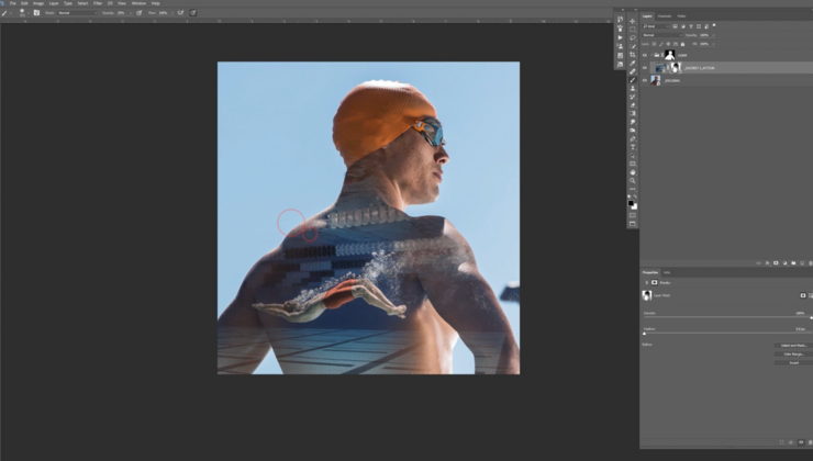 Retouching sports images | Swimming | Sports Photography