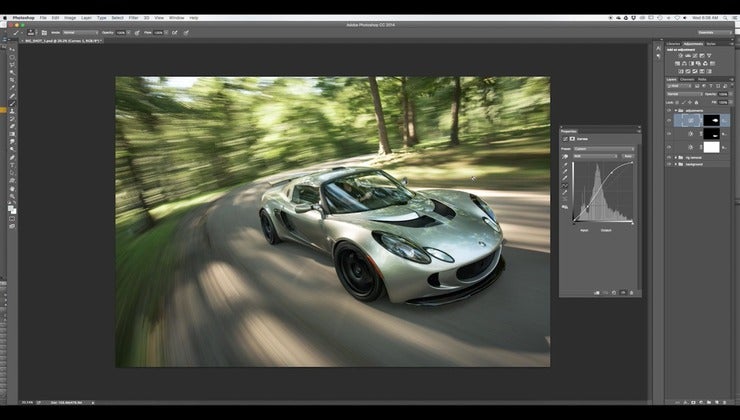 The illusion of Speed Image & adjustment | PRO EDU Tutorial