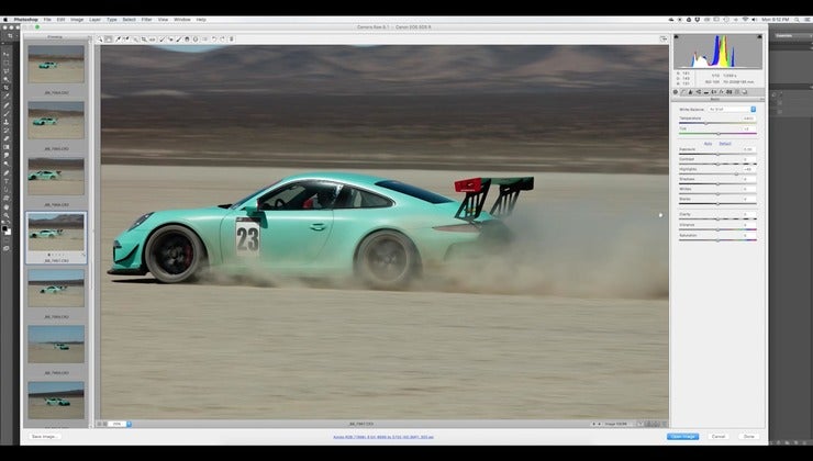 Retouching Process of The Panning Shot | PRO EDU Tutorial