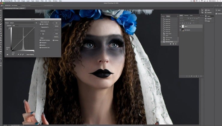 Surreal Portrait Retouching Tutorial - Frequency Separation