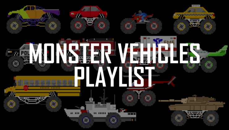 Monster Vehicles Playlist | The Kids' Picture Show
