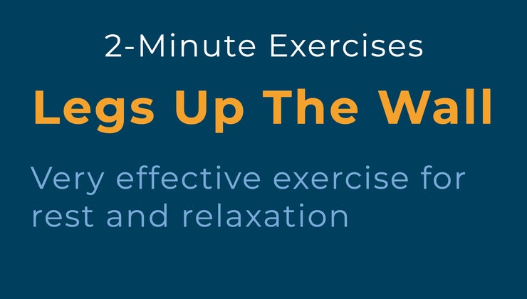 2-Minute Exercise : Legs Up The Wall | StayAhead Fitness